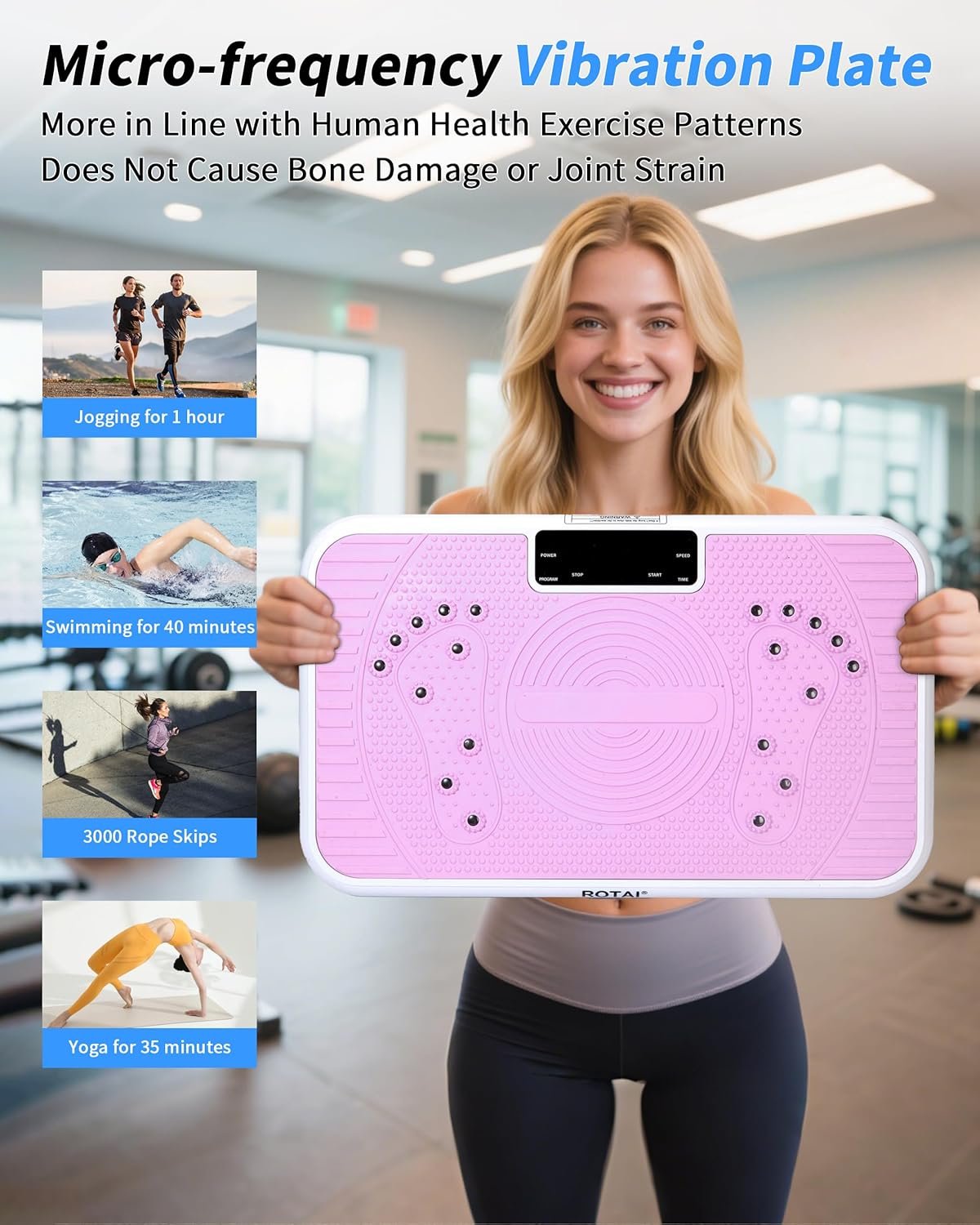 ROTAI Vibration Plate and Home Fitness Equipment